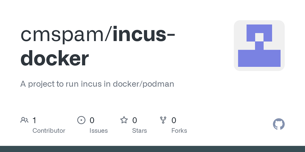 Running Incus in docker/podman - Linux Containers Forum