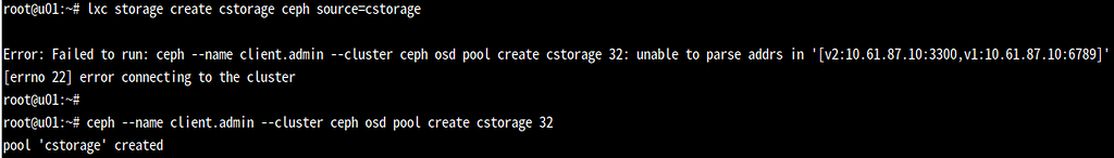 Lxd Ceph Cluster Connection Error Lxd Linux Containers Forum