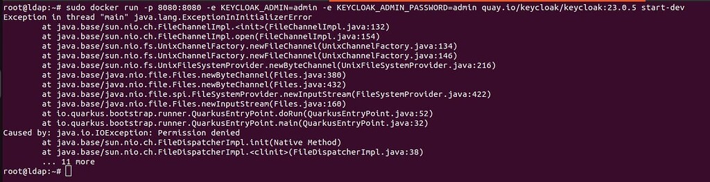I'm having problems to run Keycloak in Docker inside a Incus container - Incus - Linux ...