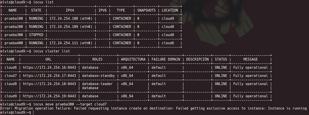 Move error in containers - Incus - Linux Containers Forum