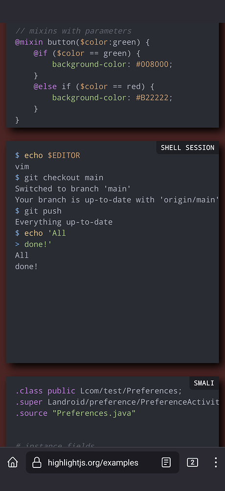 How To Make Better The Syntax Highlighting For Markdown Code Blocks Discourse Meta Linux